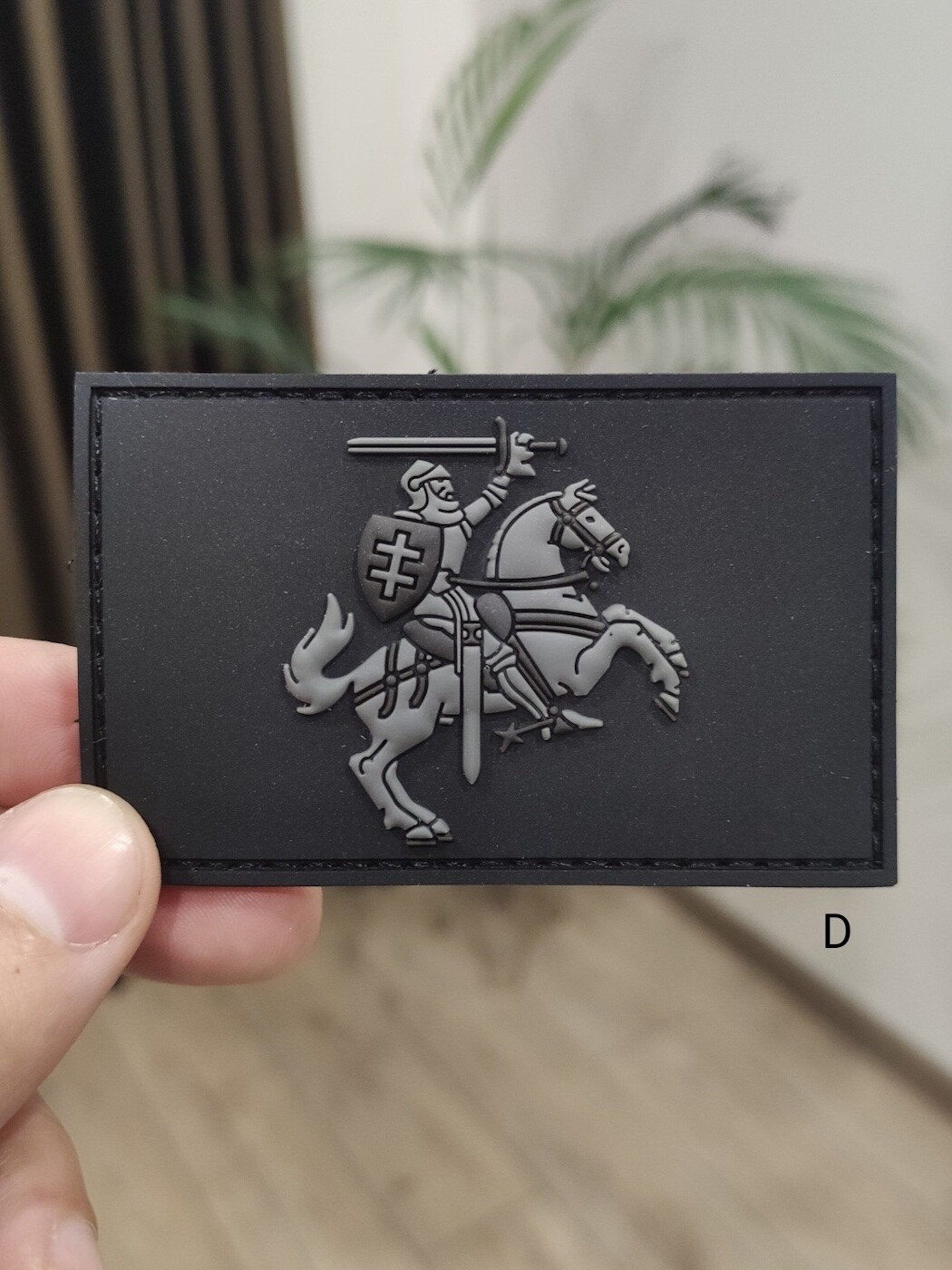 PVC Tactical Morale Patch Knight Vytis - Etsy