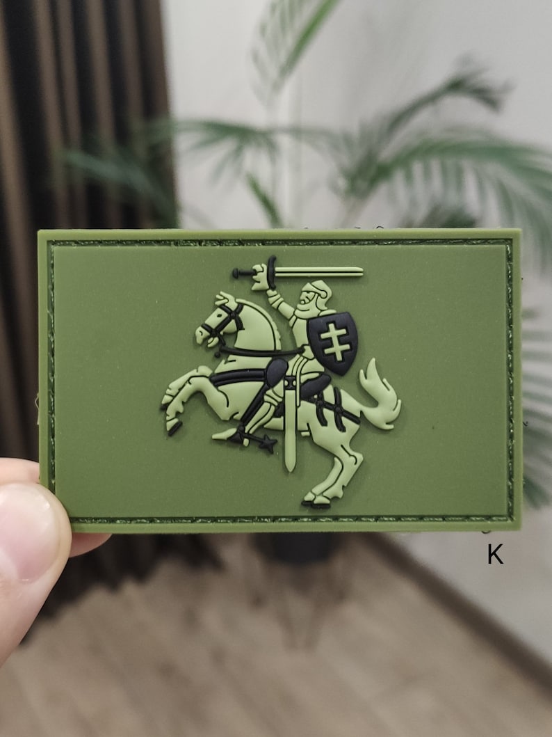 PVC Tactical Morale Patch Knight Vytis - Etsy