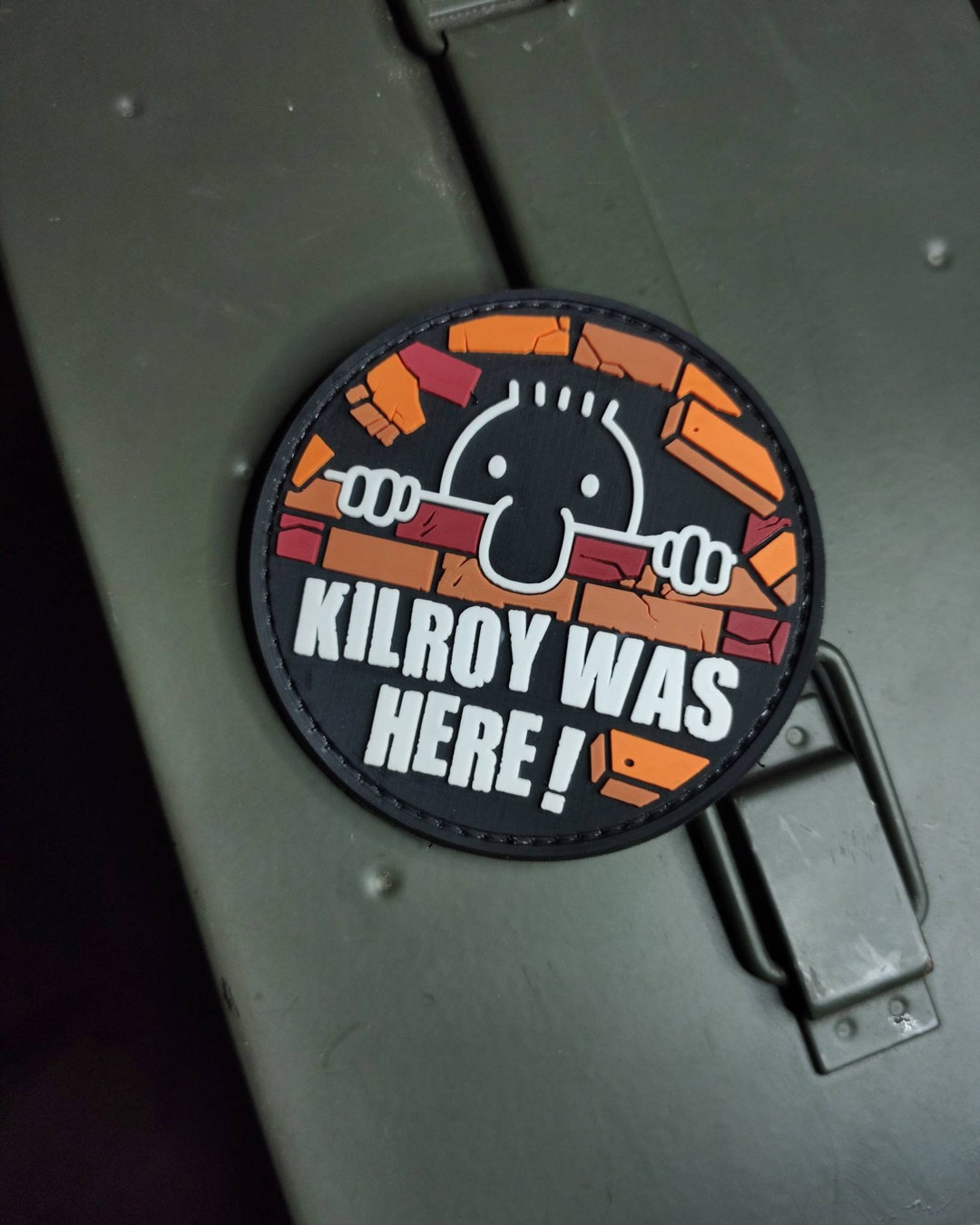 PVC Tactical Morale Patch Kilroy Was Here - Etsy