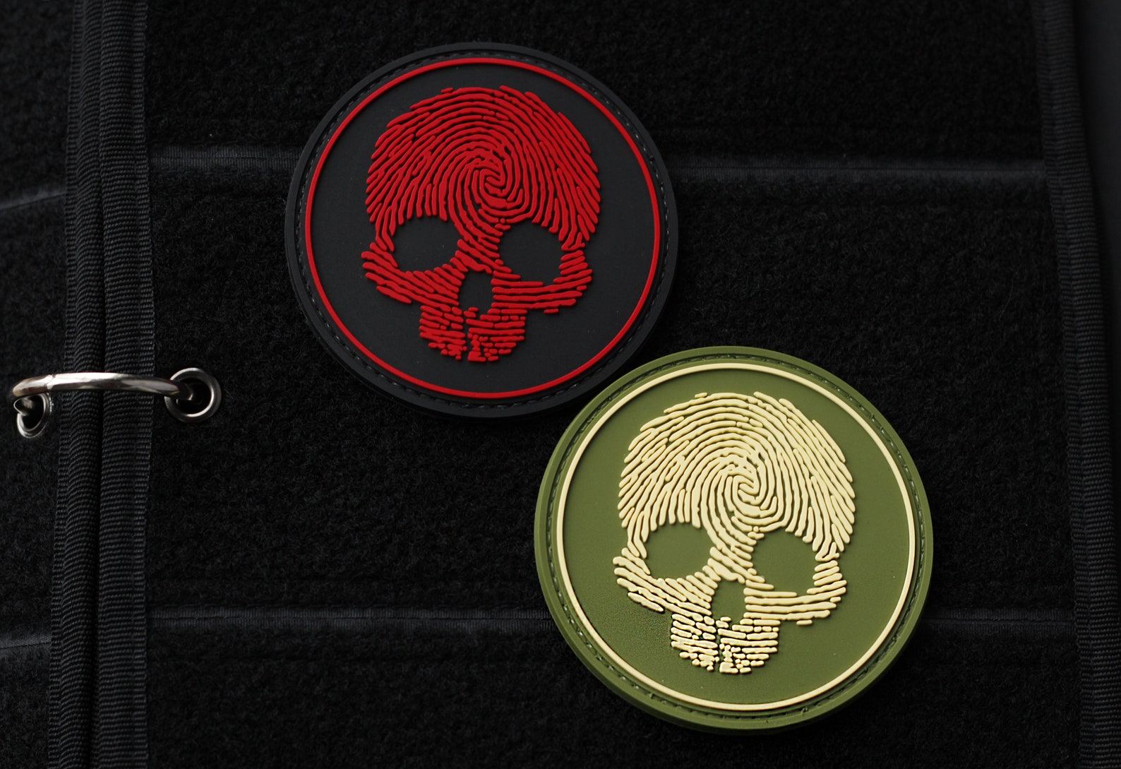 Patch Fingerprint Skull PVC Tactical Morale Patch – Hook Backing - Etsy