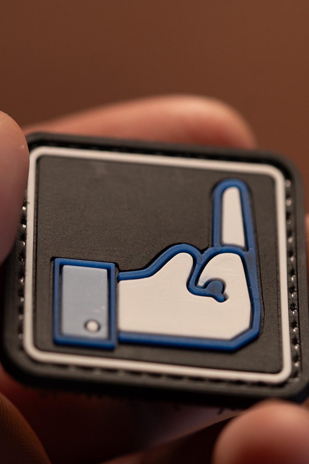 PVC Patch | Dislike Finger Tactical Morale Patch – Hook Backing (4x4cm ...