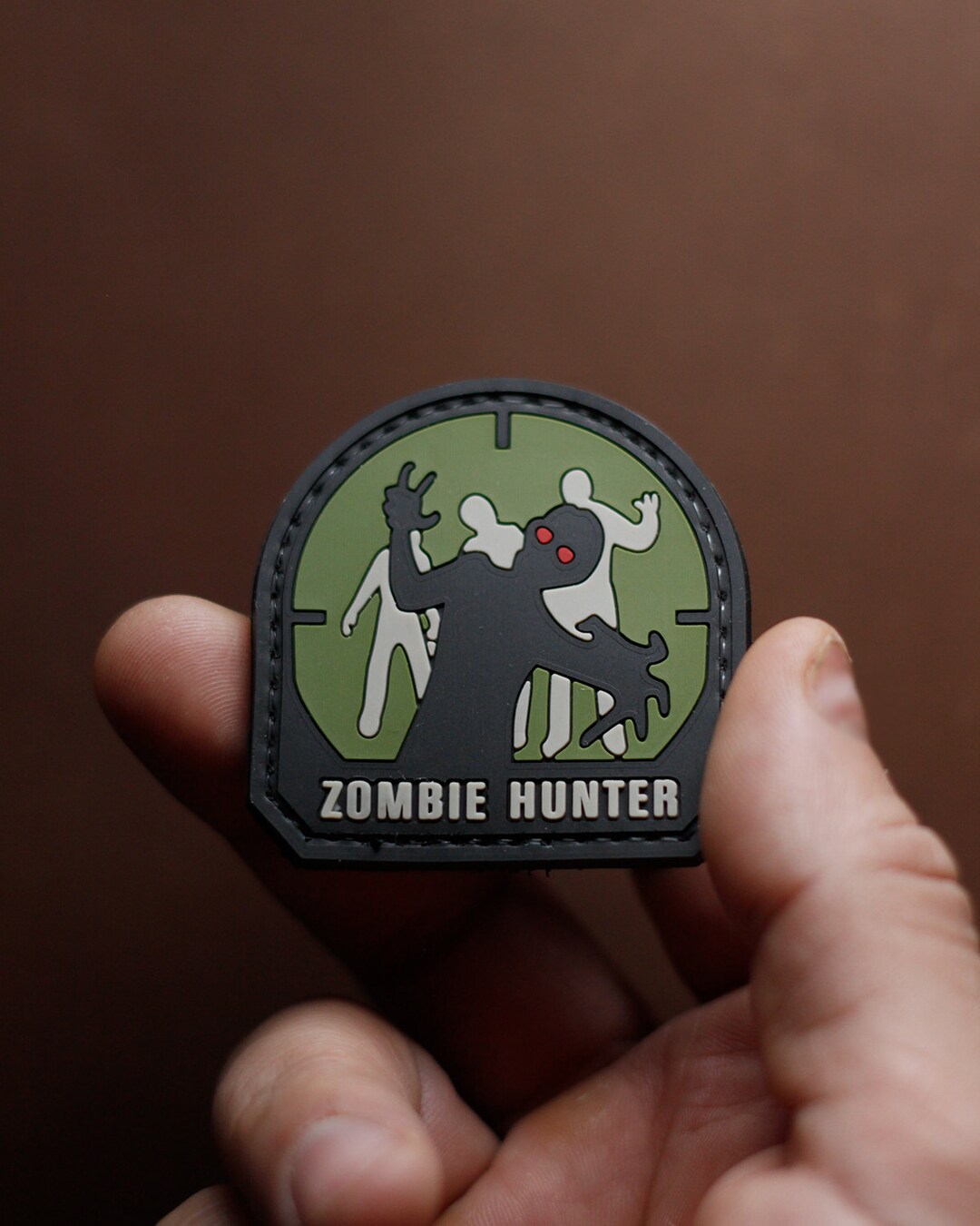 PVC Patch Tactical Morale Patch Velcro Patch Zombie Hunter, Meme Patch. - Etsy