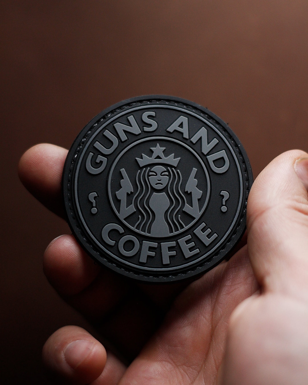 Guns and Coffee PVC Tactical Morale Patch – Hook Backing - Etsy