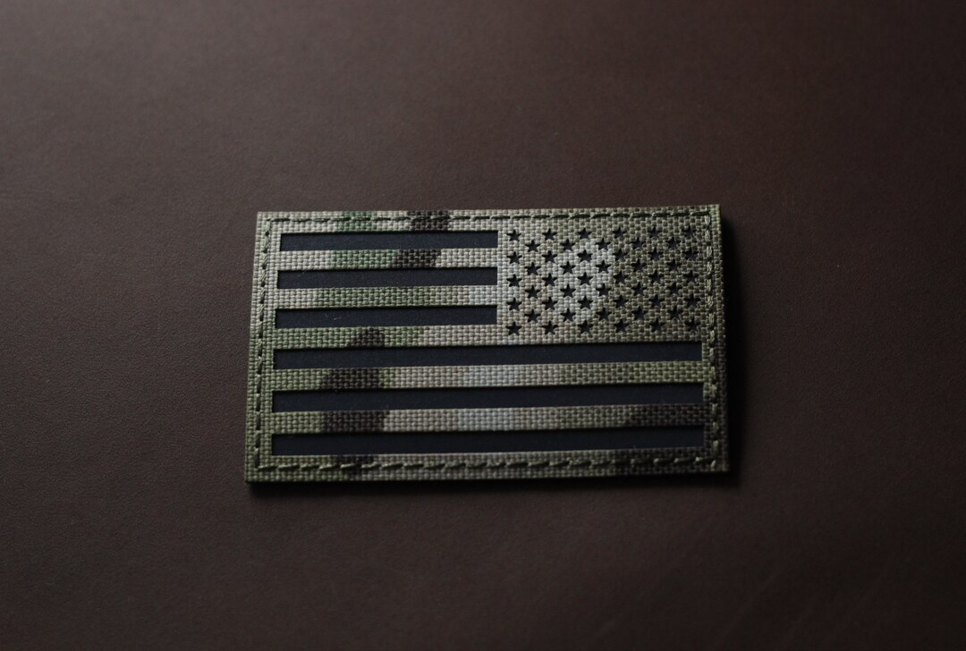 IR Patch USA Flag, Laser Cut Patch US Flag, America Flag - Etsy