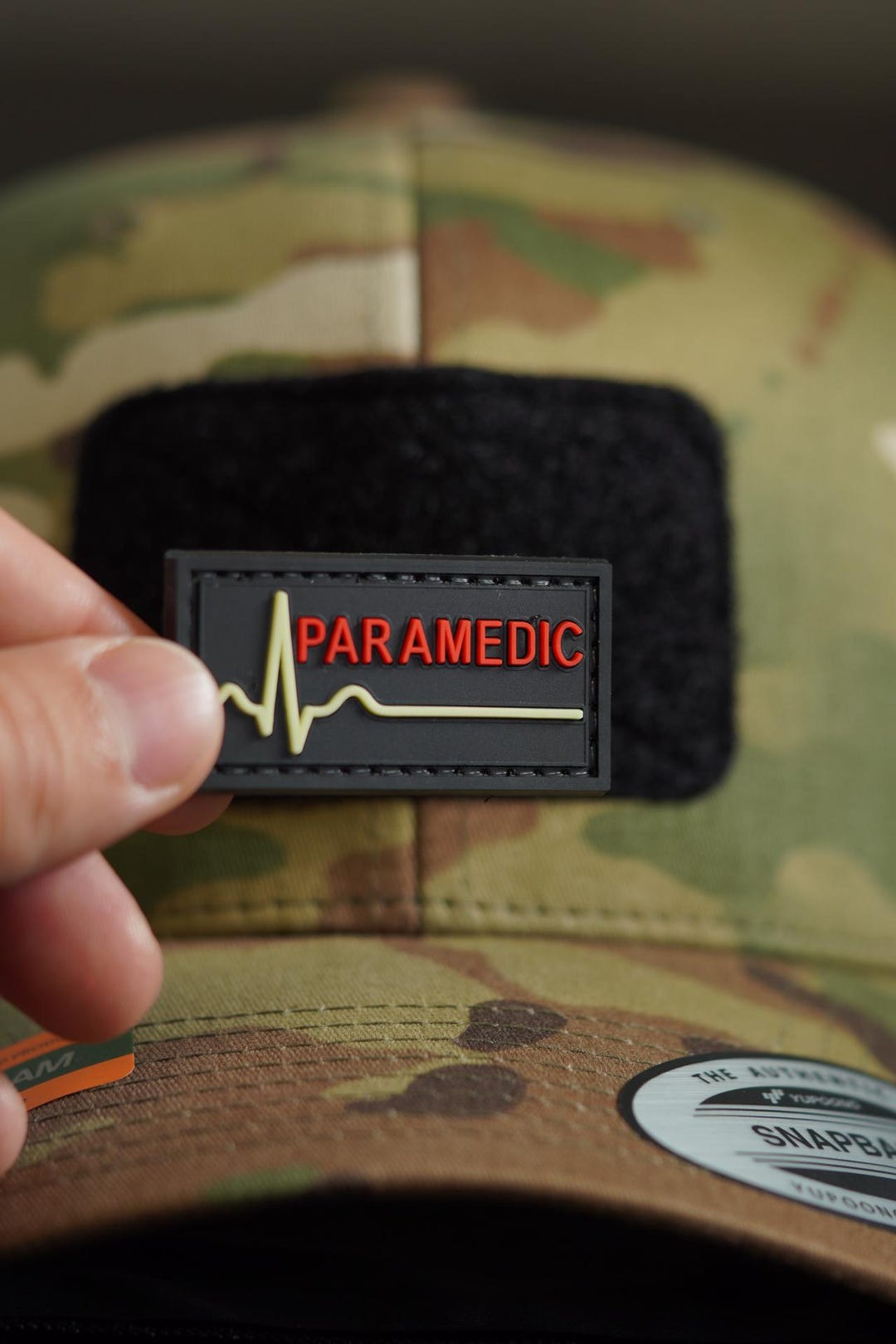 Small Patch PVC Tactical Morale Patch, Paramedic, Hook and Loop - Etsy