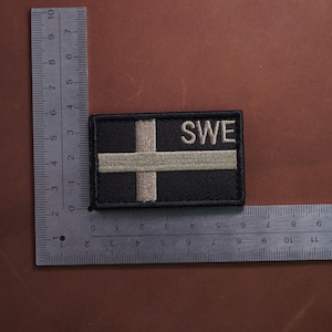 Embroidered Sweden/finland Flag Patch: Tactical Morale Patch - Etsy