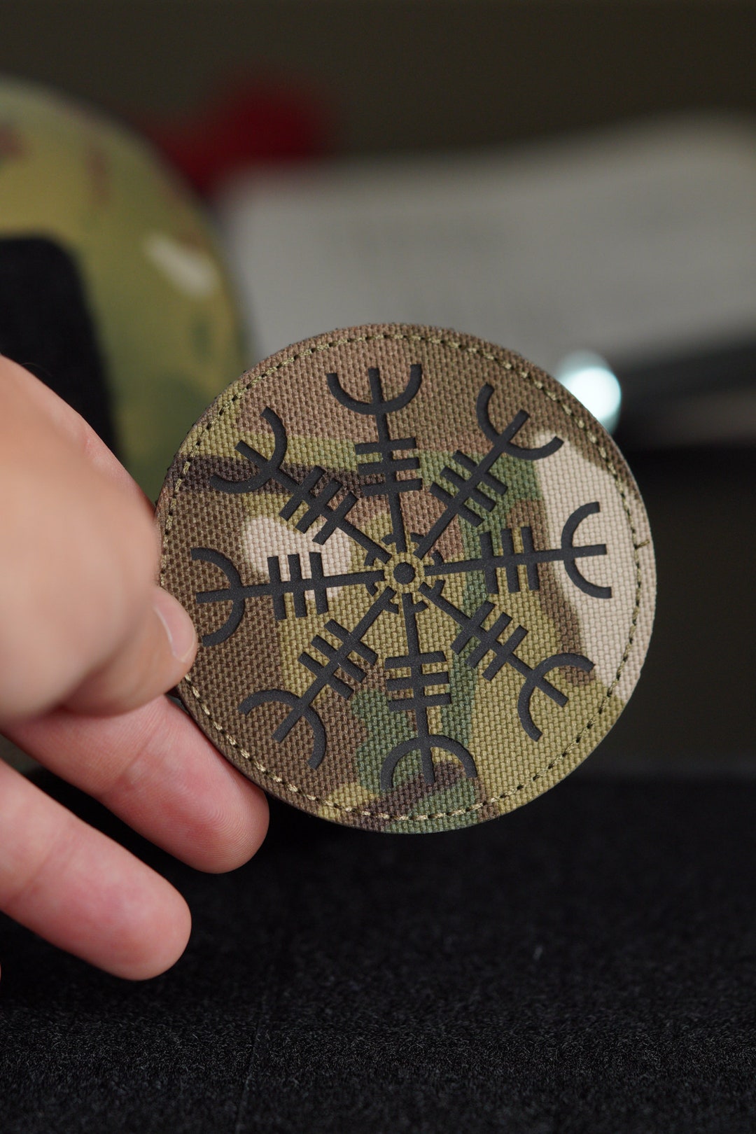 Laser Cut Patch, IR Patch, Tactical Morale Patch Vegvisir, Viking ...