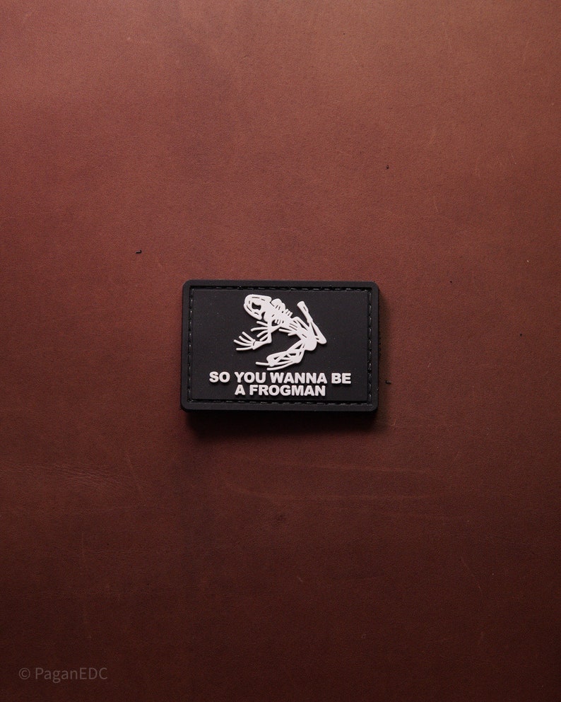 PVC Tactical Morale Patch Frog - Etsy