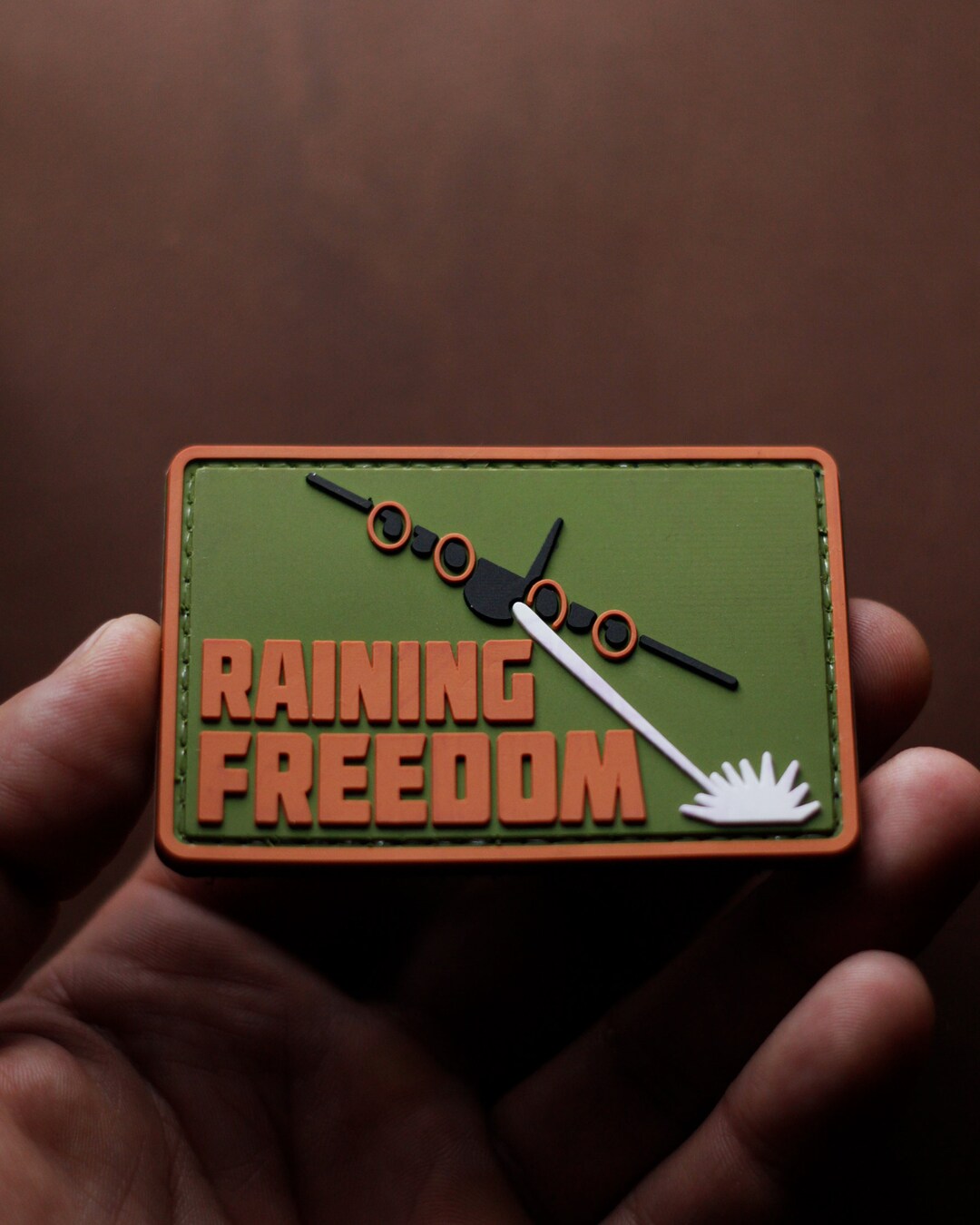 Raining Freedom PVC Tactical Morale Patch – Hook Backing - Etsy