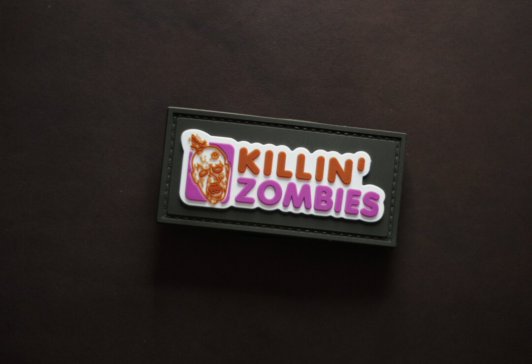 PVC Patch Tactical Morale Patch Velcro Patch, Killin Zombies Patch Skull - Etsy