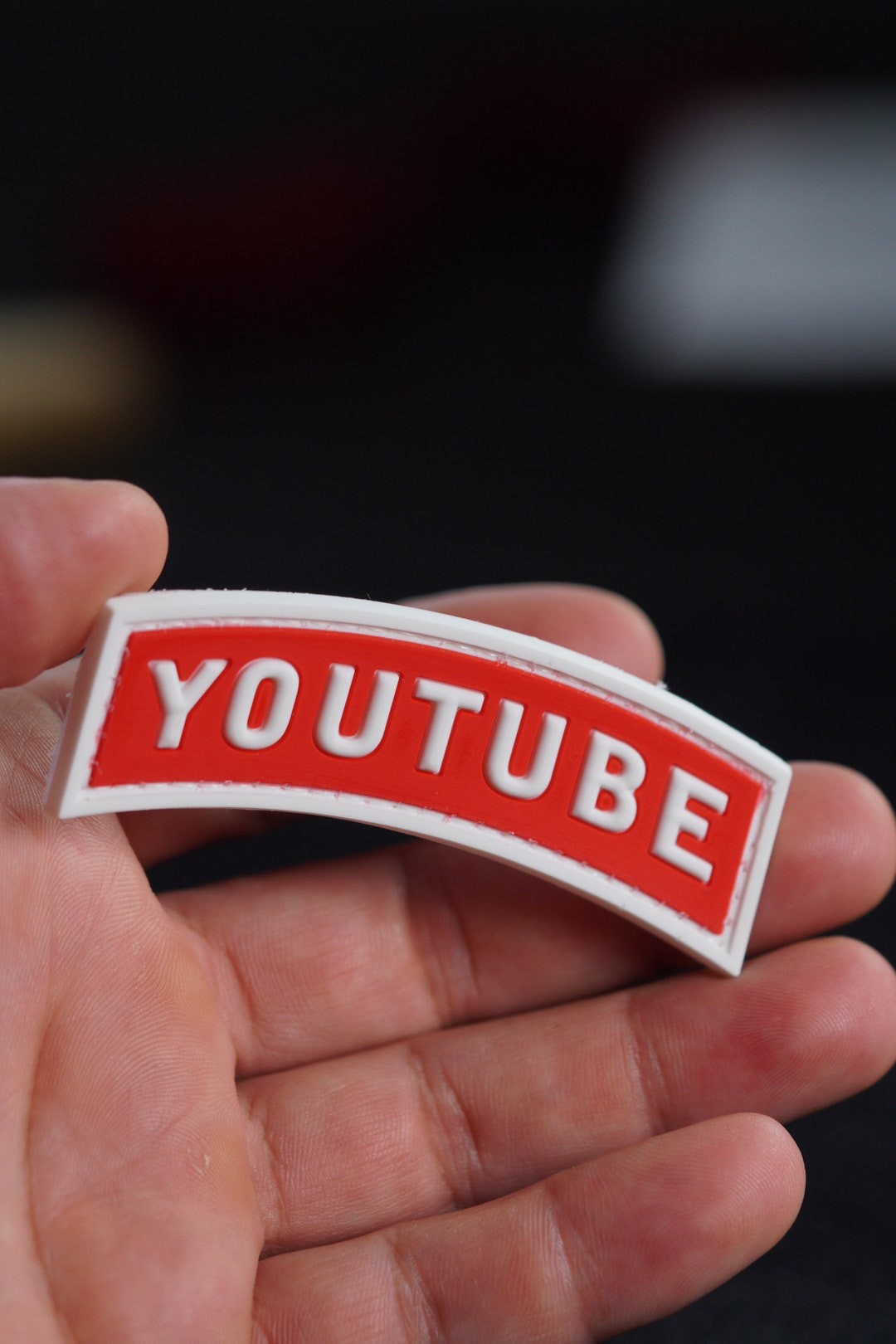 PVC Patch Tactical Morale Patch Velcro Patch, Youtube Patch - Etsy