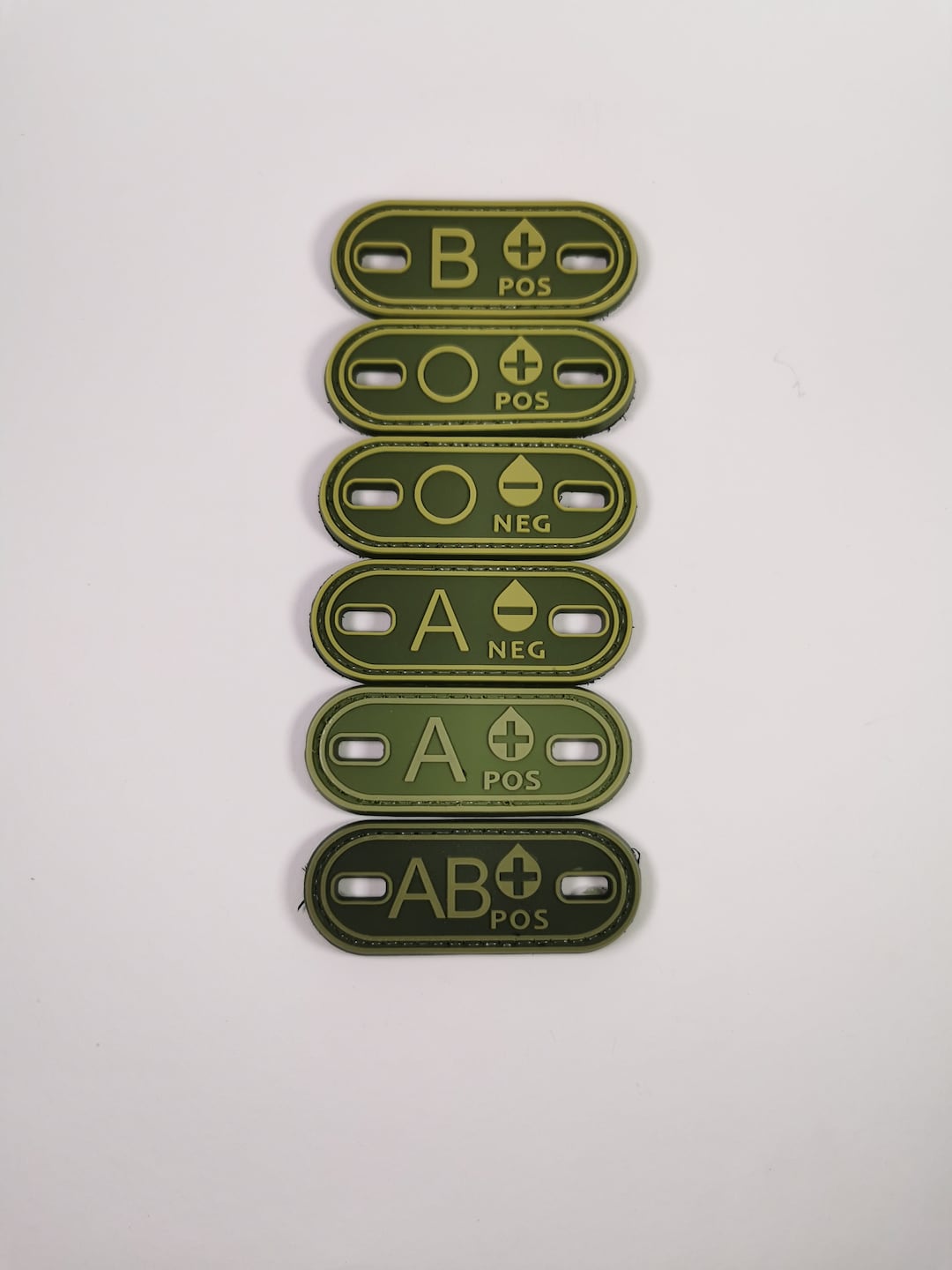 PVC Patch Tactical Morale Patch Blood Type - Etsy