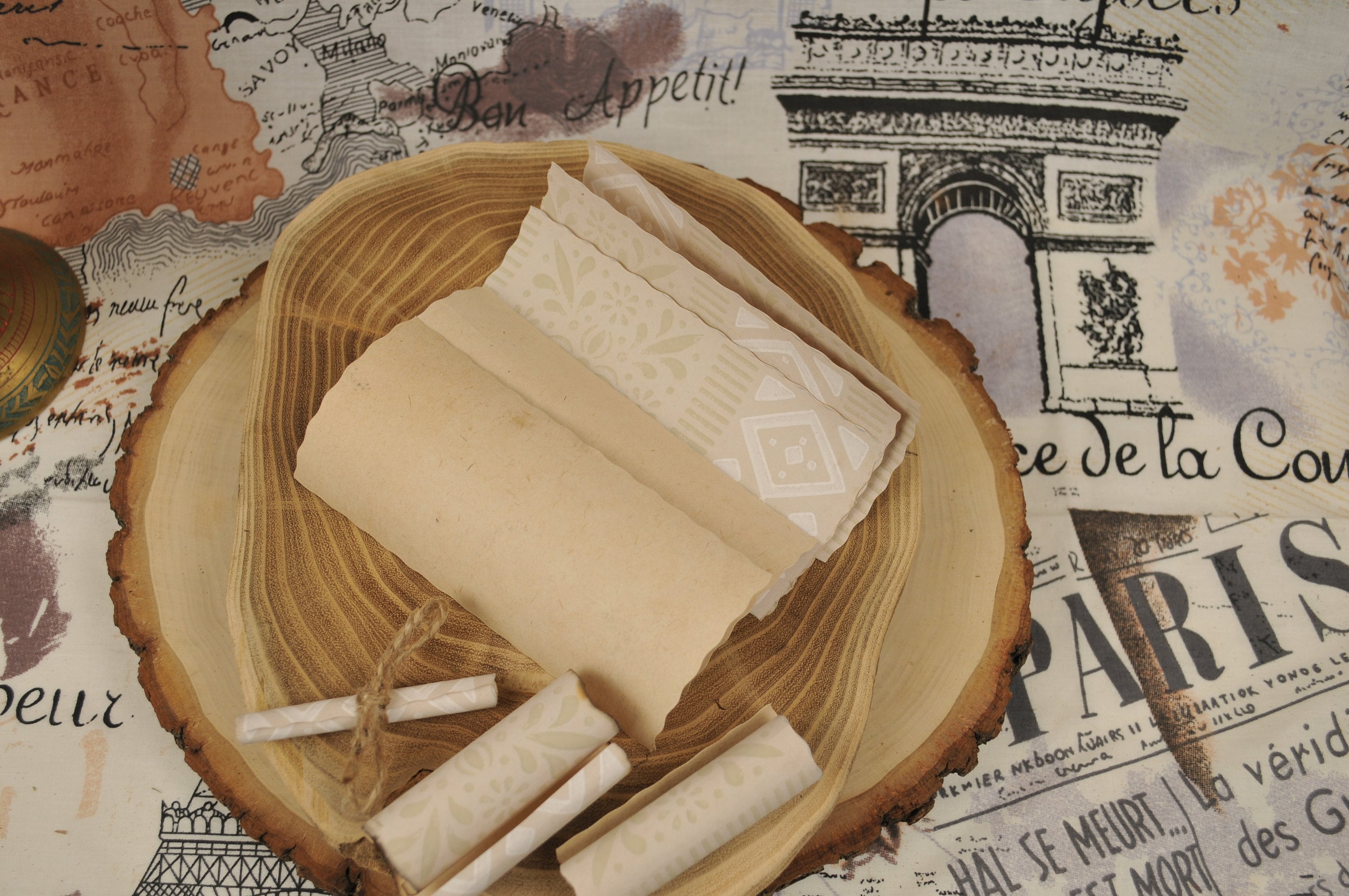 Vintage Paper Scrolls Paper Scrolls With Burnt Ends Paper Scrolls Tied ...