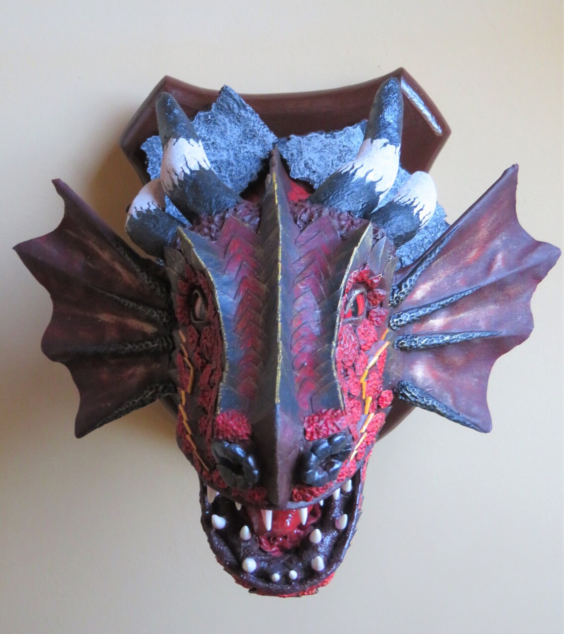 Dragon Head Trophy radon Fantasy Decorative Wall Hanging - Etsy UK