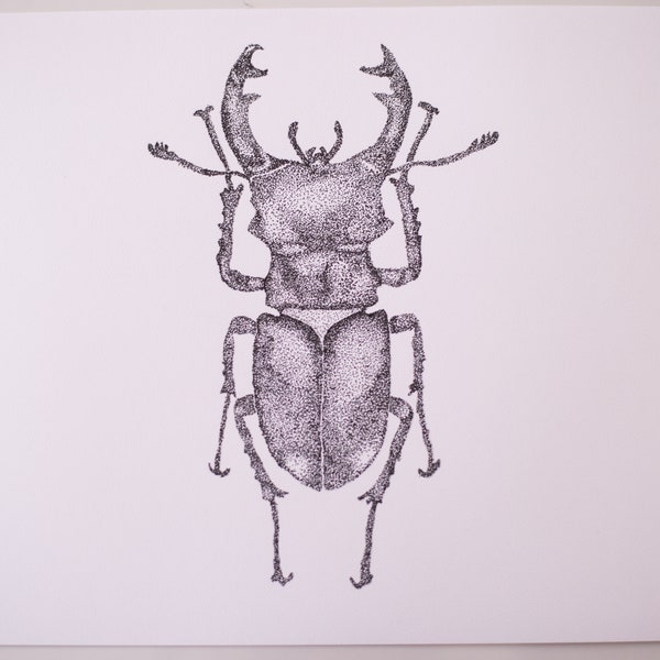 Stipple Drawing - Etsy