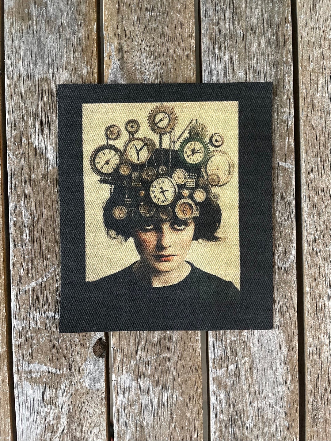 Mind the Time Patch / Punk Patch / Sew on Patch / Fabric Patch ...