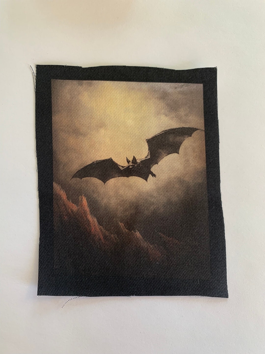 Gothic Bat Patch / Punk Patch / Sew on Patch / Fabric Patch / Patches ...