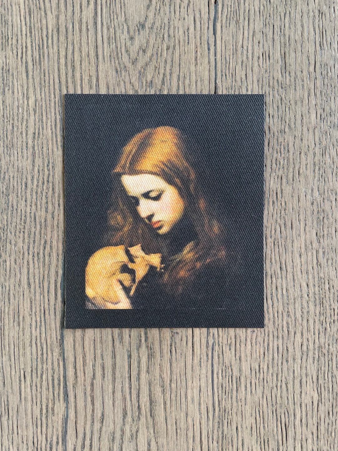 Mary Magdalene in Meditation Patch / Punk Patch / Sew on Patch / Fabric ...