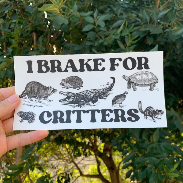 I Brake for Sticker - Etsy