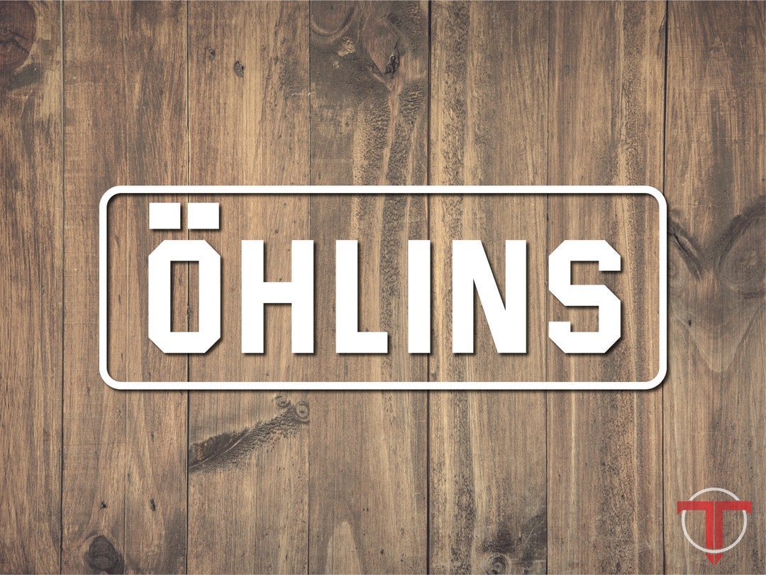 Ohlins Suspension Motorcycle Automotive Vinyl Sticker Decal - Etsy