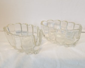 Vintage Princess House Highlights in Lead Crystal Spoon Fork Holder Set ...