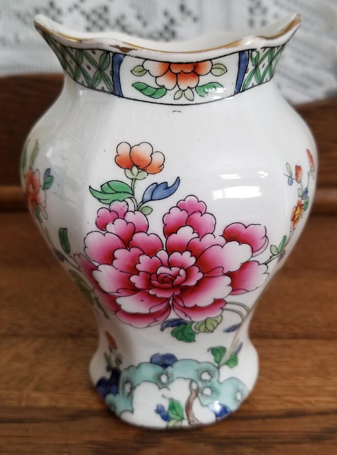 Antique Whieldon Ware Tokio Vase by F. Winkle & Co. England - Etsy