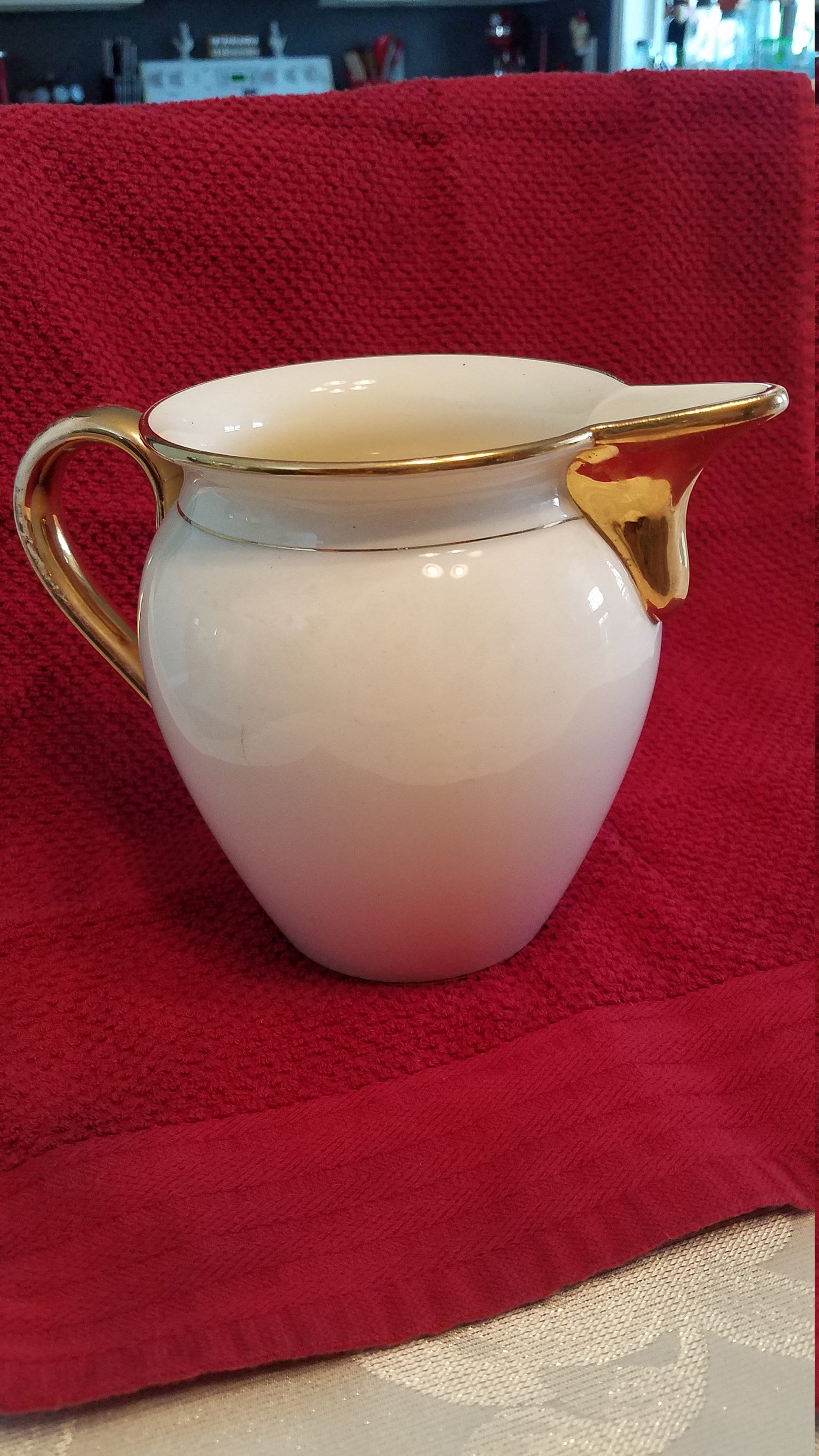 Decorative Vintage Ivory German pitcher - Etsy 日本