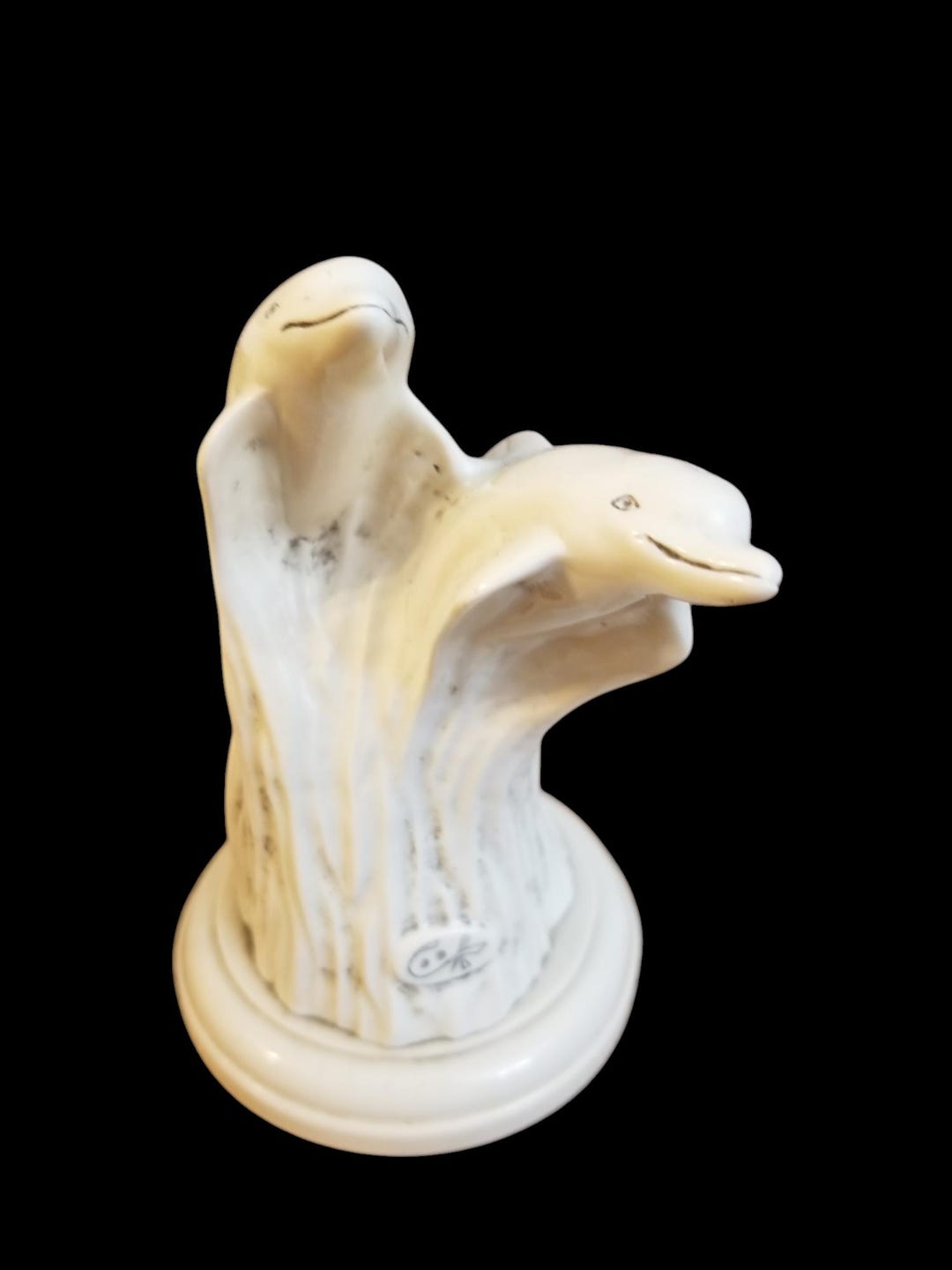 Vintage MH Cook Dolphin Porpoise Art Sculpture - Etsy