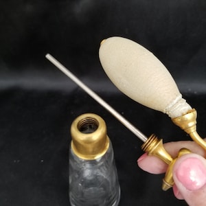 Vintage Devilbiss Floral Cut Glass Perfume Atomizer - Etsy