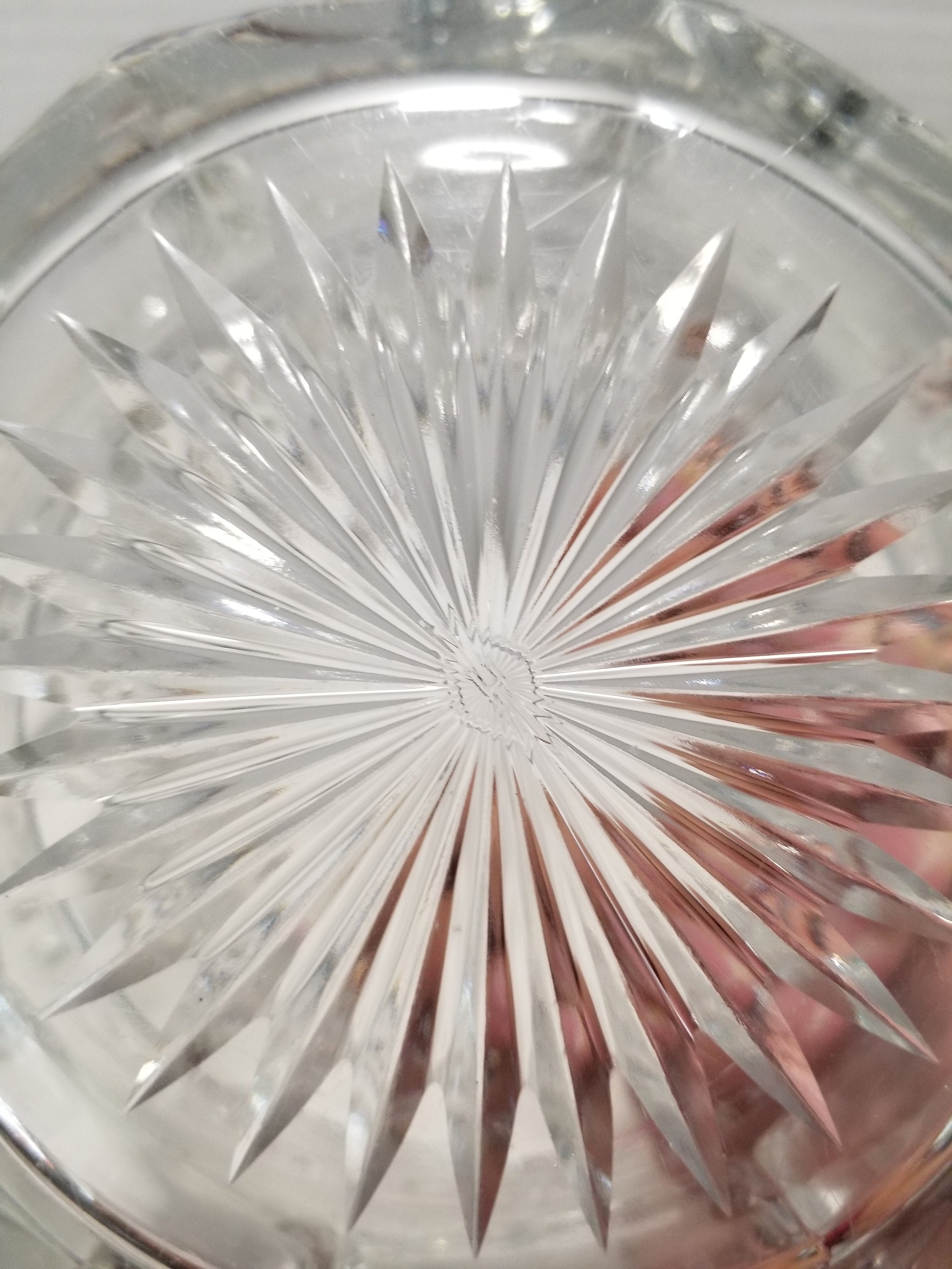 Vintage Heisey Glass Greek Key Ice Tub - Etsy