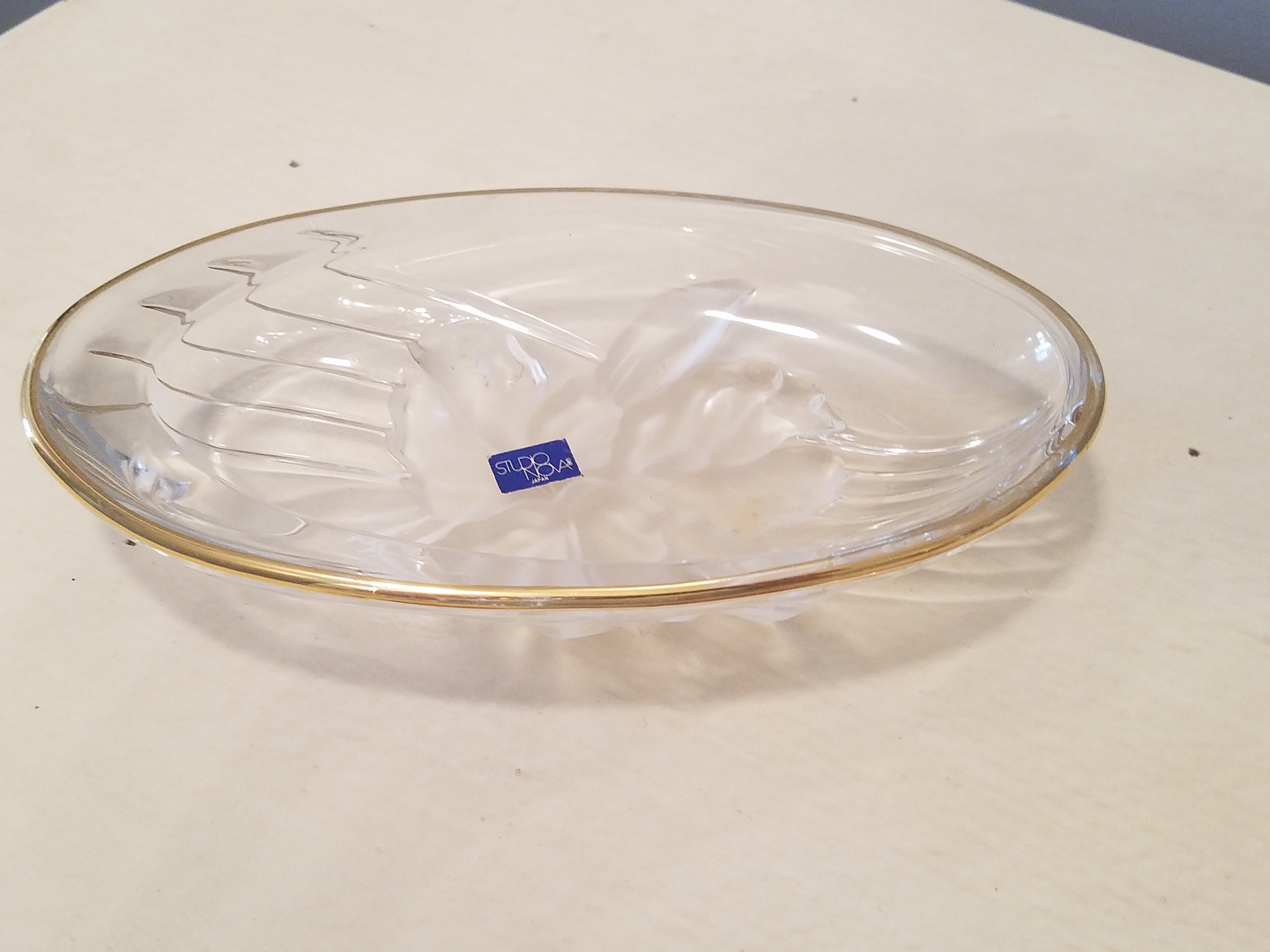 Iris Glass Dish - Etsy