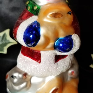 Vintage Thomas Pacconi Blown Glass Snowman Figurines - Your Choice - Etsy