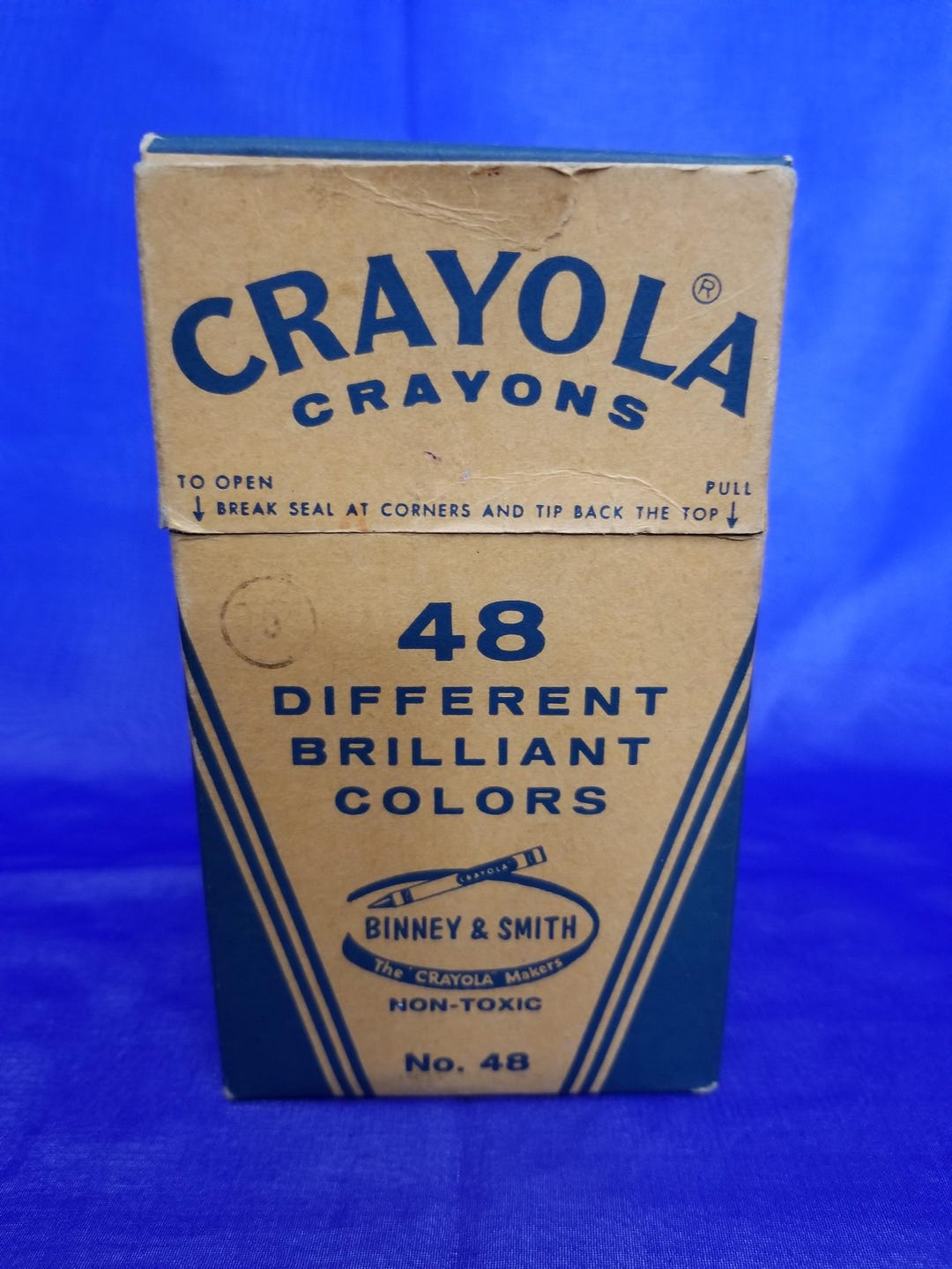 Vintage Box of Crayons - Etsy