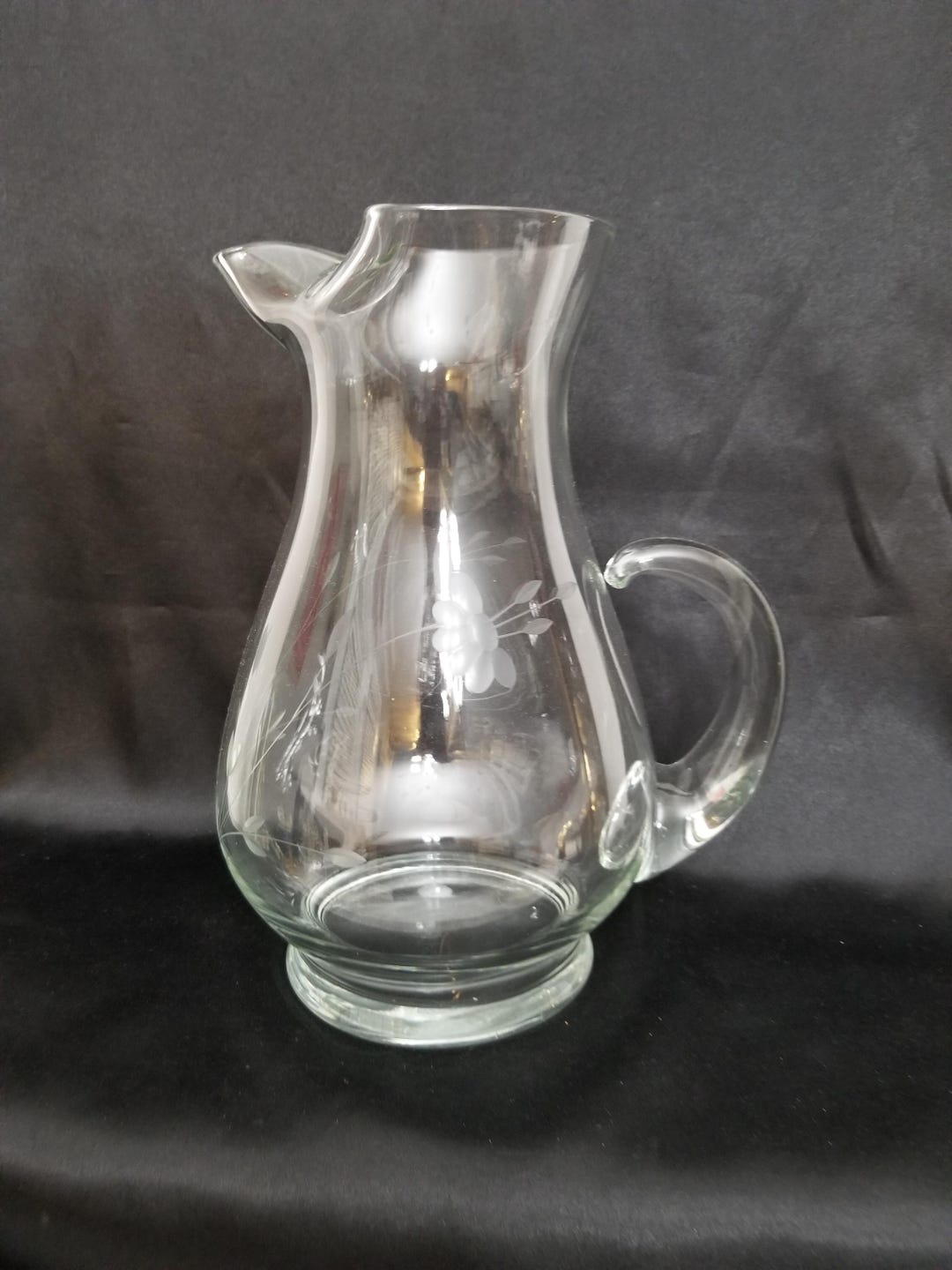 Vintage Princess House Crystal Heritage 72 Oz. Pitcher - Etsy