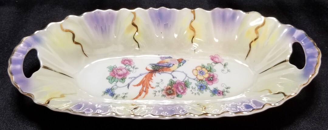 Vintage Celebrate Germany Bird Relish Tray - Etsy