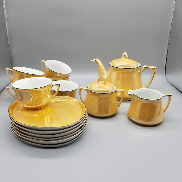 Lusterware Tea Set - Etsy