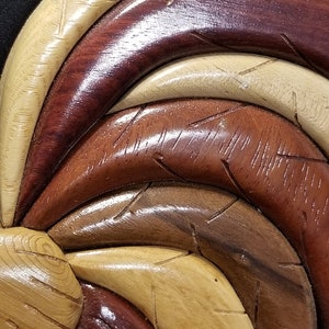 Intarsia Wooden Mosaic Rooster Wall Hanging by Hans Boecher - Etsy
