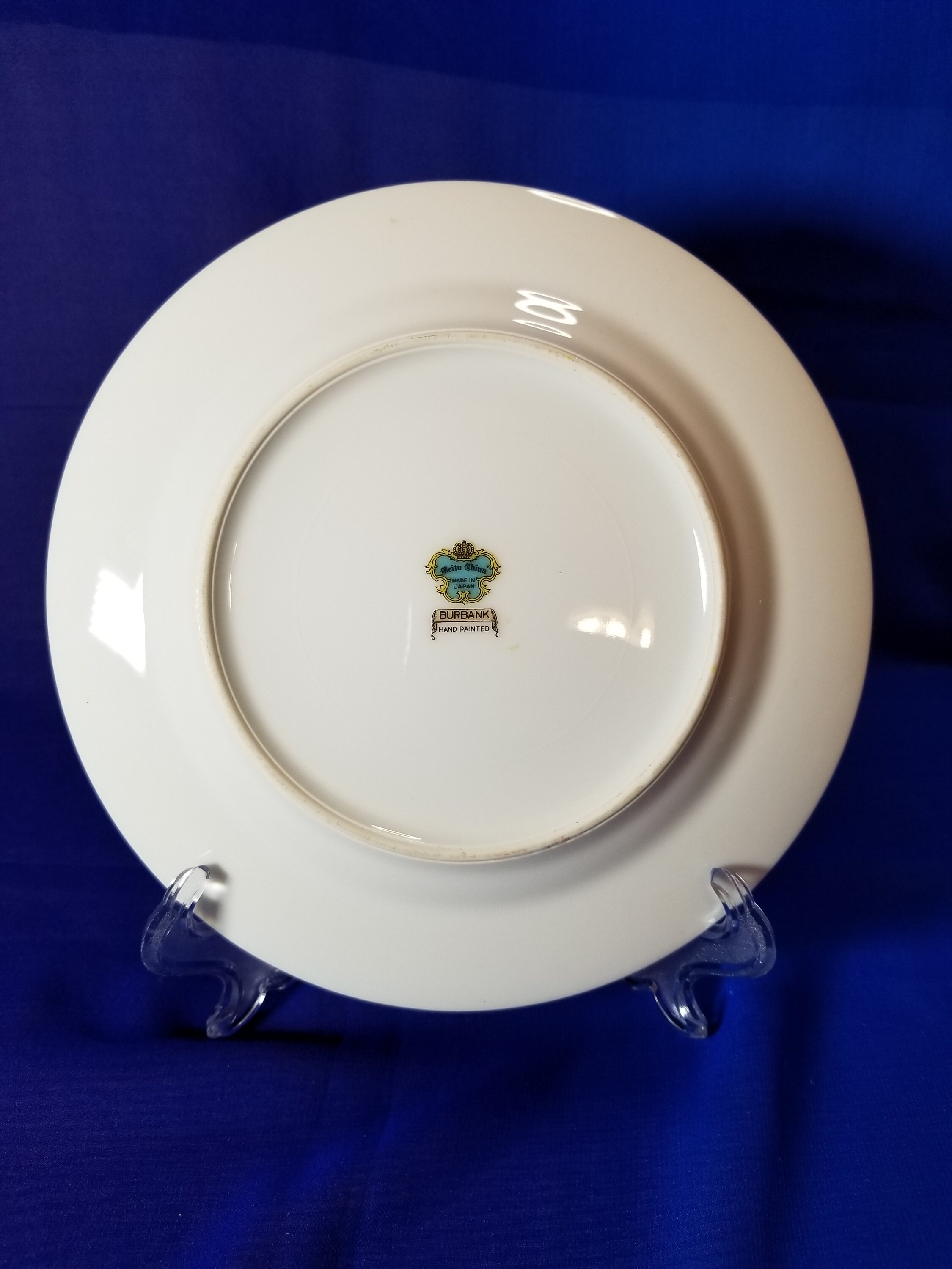 Vintage Meito China Burbank Pattern Salad Plate - Etsy