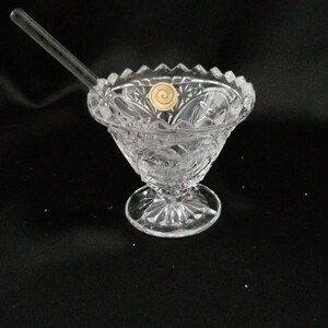 Crystal Footed Salt Cellar With Bird - Etsy
