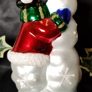 Vintage Thomas Pacconi Blown Glass Snowman Figurines - Your Choice - Etsy