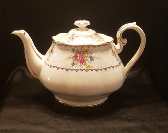 Royal Albert Petit Point Teapot - Etsy