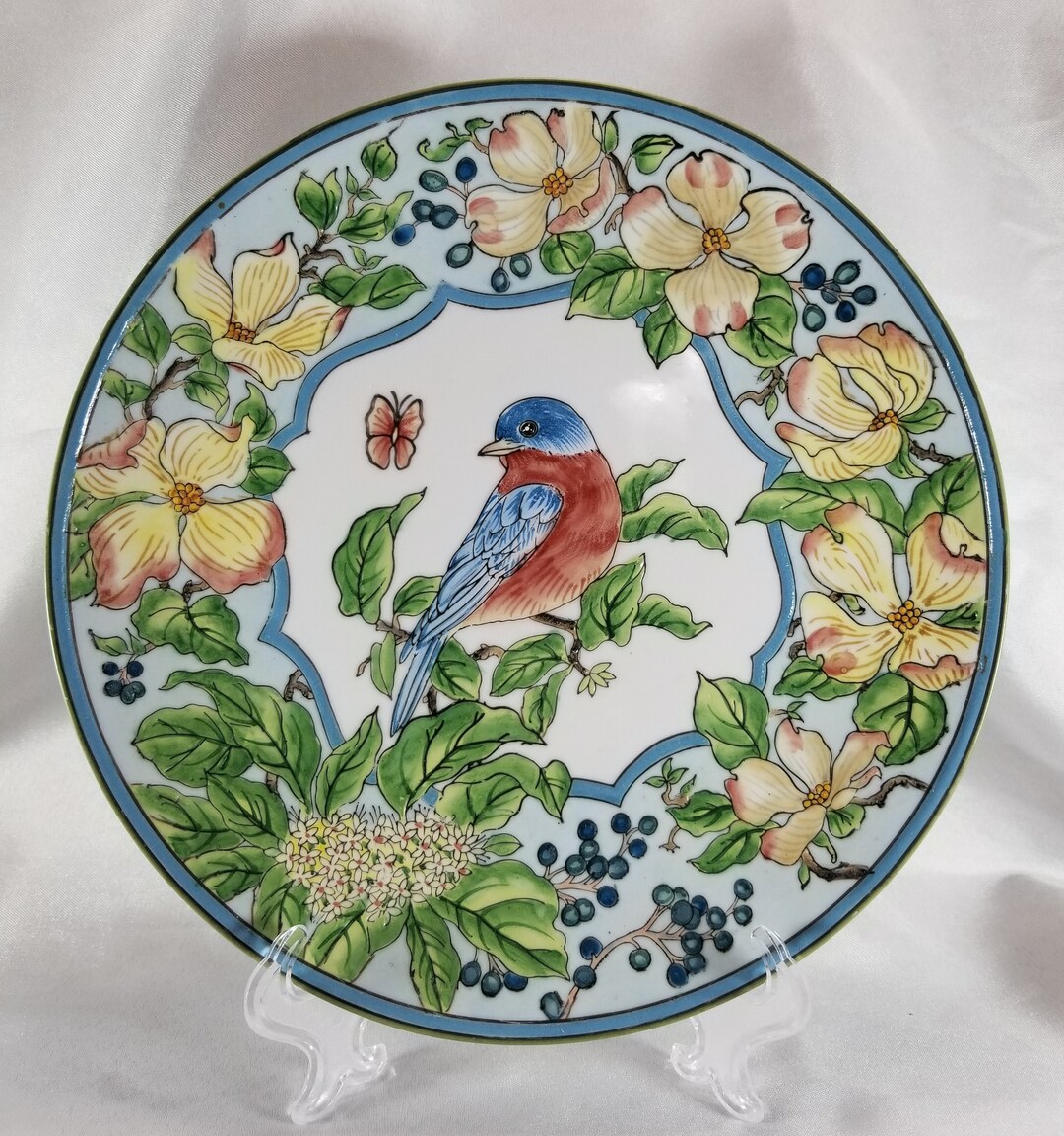Andrea by Sadek Decorative Porcelain Songbird Plate - Etsy