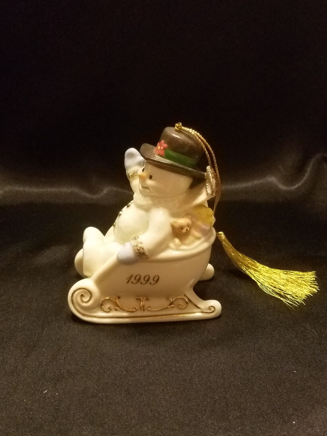 Lenox Annual Snowman Ornament 1999 - Etsy