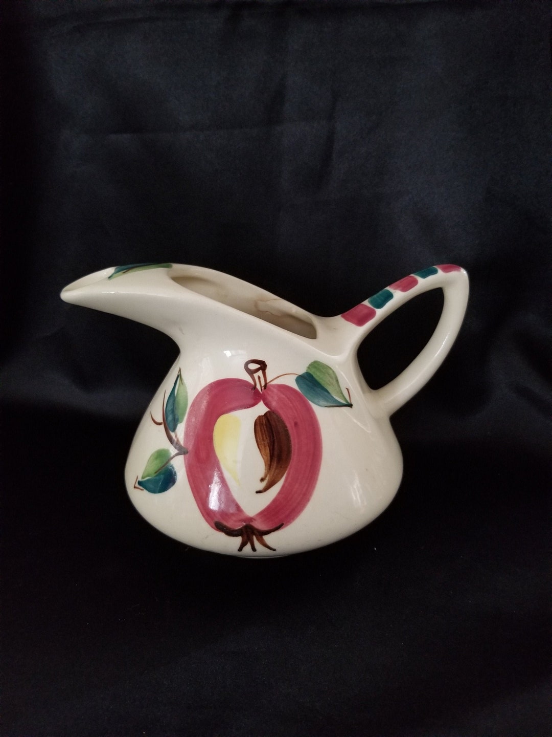 Vintage Puritan Slip Ware Apple Pitcher - Etsy
