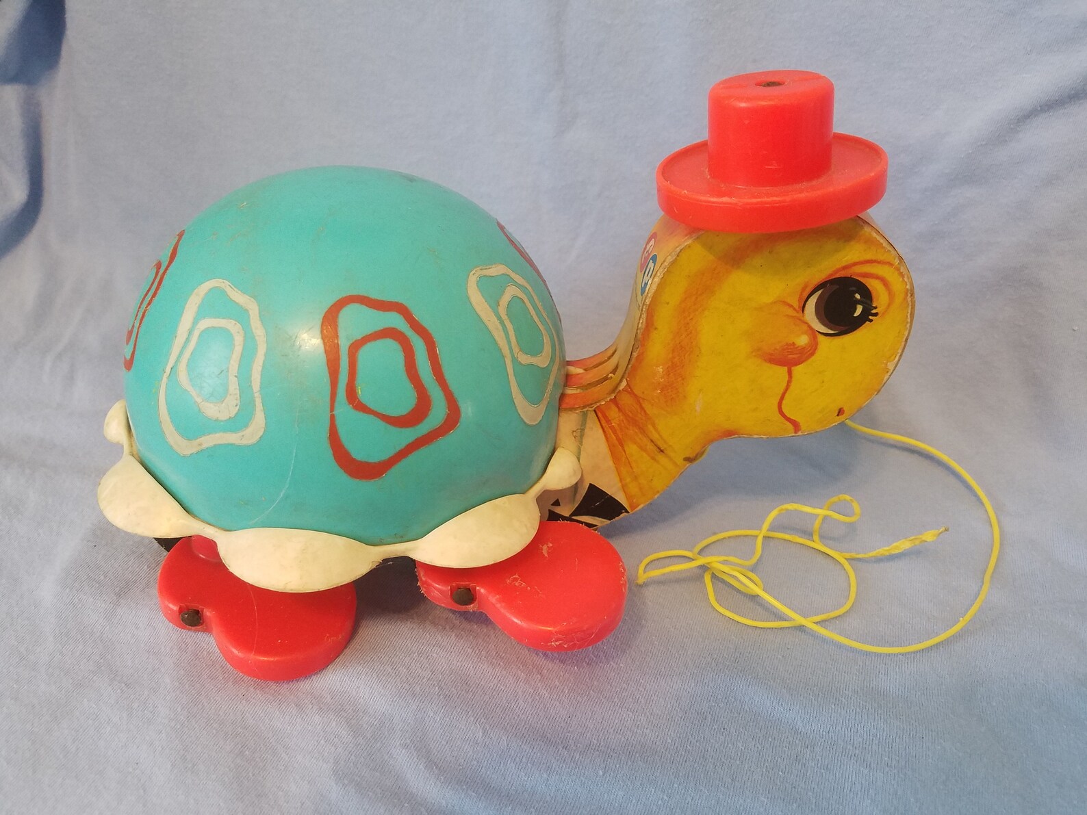 Fisher Price 1962 Tippy Toe Turtle Pull Toy - Etsy