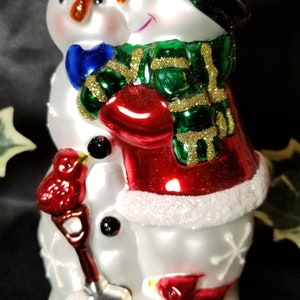 Vintage Thomas Pacconi Blown Glass Snowman Figurines - Your Choice - Etsy
