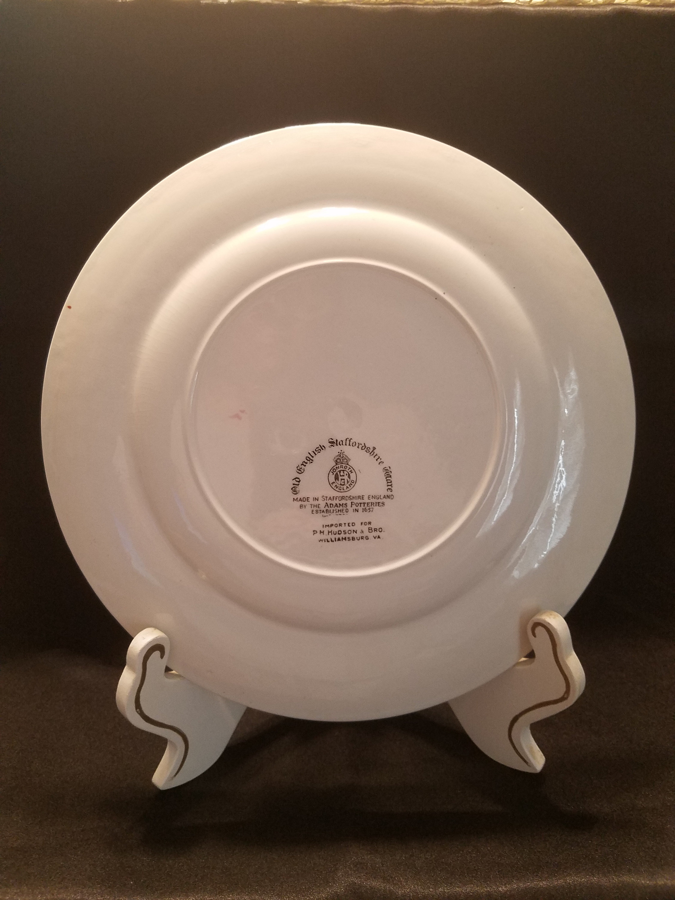 Old English Staffordshire Ware the Colonial Capitol - Etsy