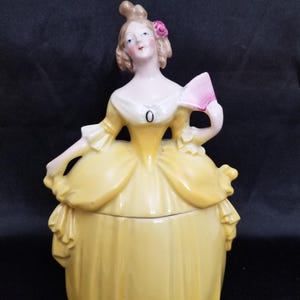 Vintage Madame Pompadour Porcelain Dresser Doll - Etsy