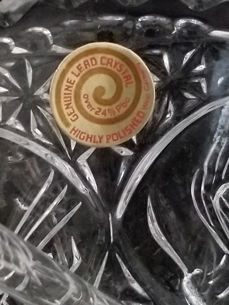 Crystal Footed Salt Cellar With Bird - Etsy