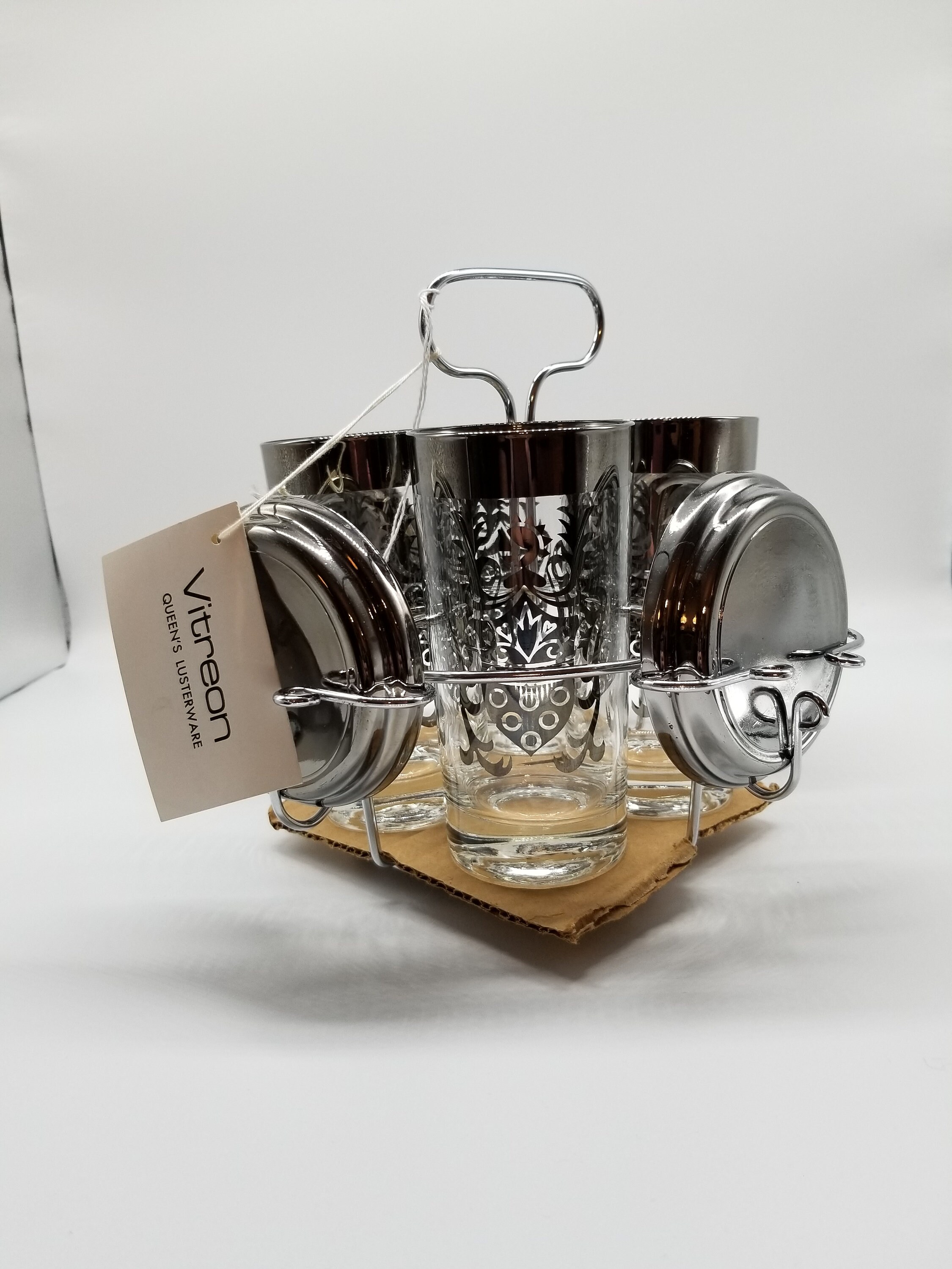 Vintage Queen's Lusterware by Vitreon Guardian Crest Glass - Etsy